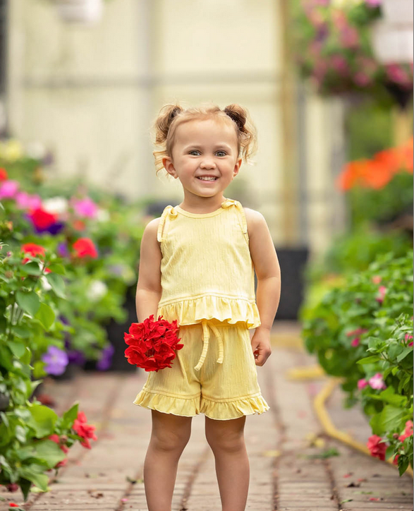 Sonny 2 Piece Set // Yellow – Fancy Pants Children's Boutique